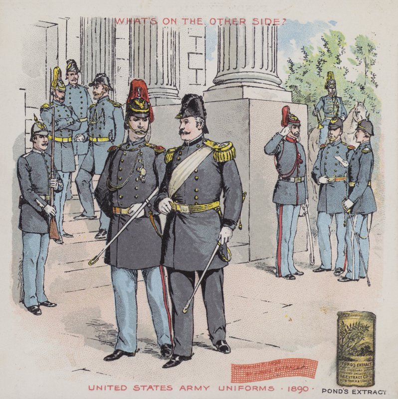 United States Army Uniforms, 1890 by American School
