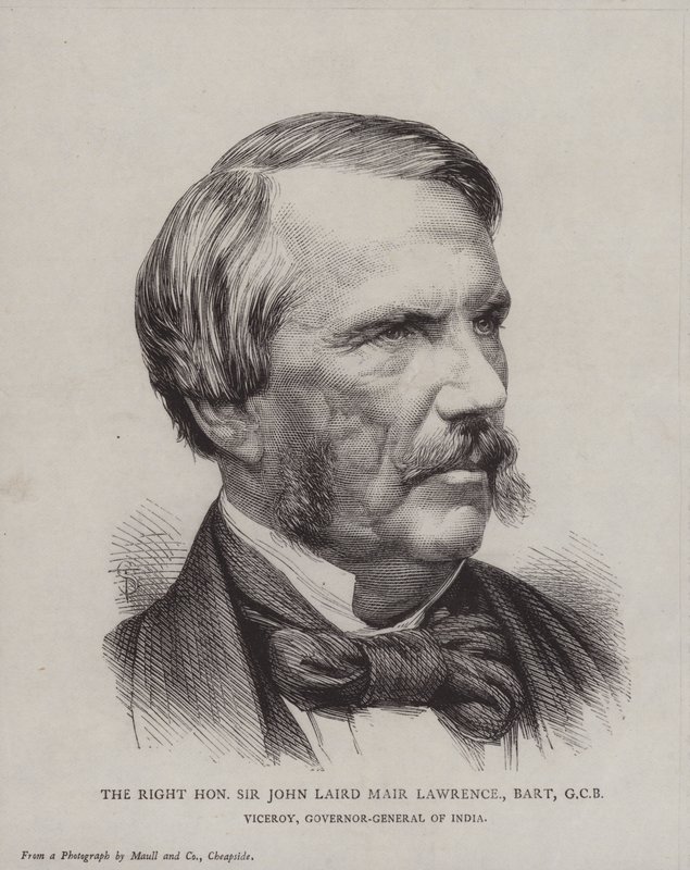 Sir John Laird Mair Lawrence, Viceroy and Governor-General of India