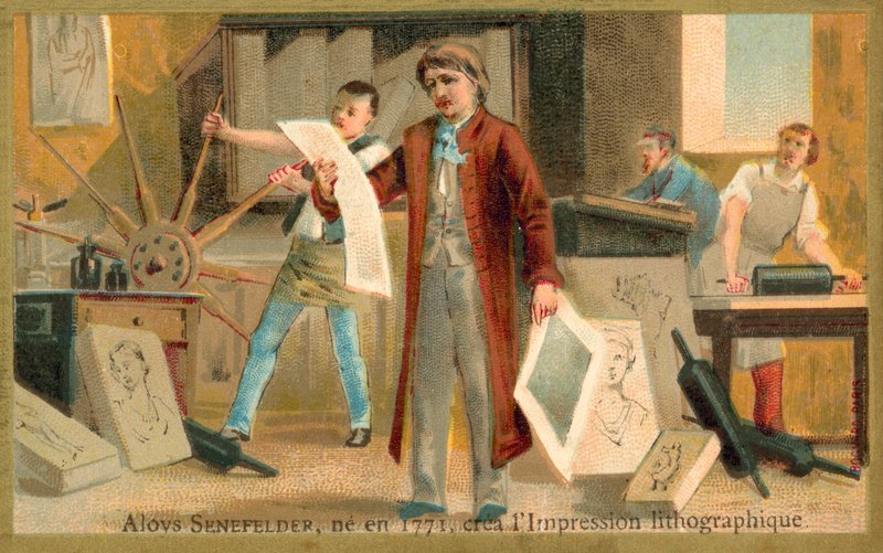 Alois Senefelder, German Inventor of Lithography