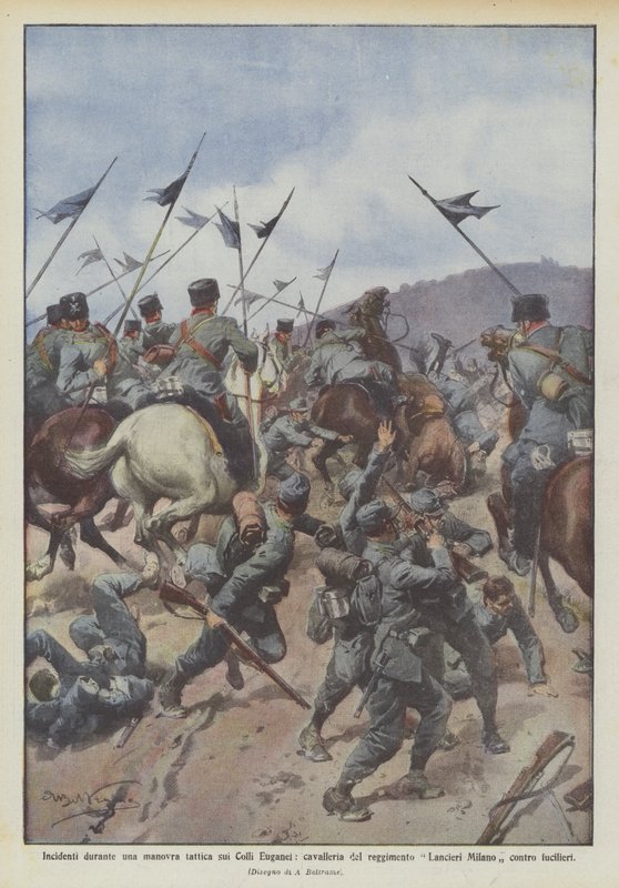 Incidents During a Tactical Maneuver on the Euganean Hills, Cavalry of ...
