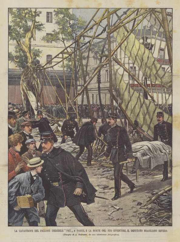The Catastrophe of the Pax Airship in Paris, and the Death of Its ...