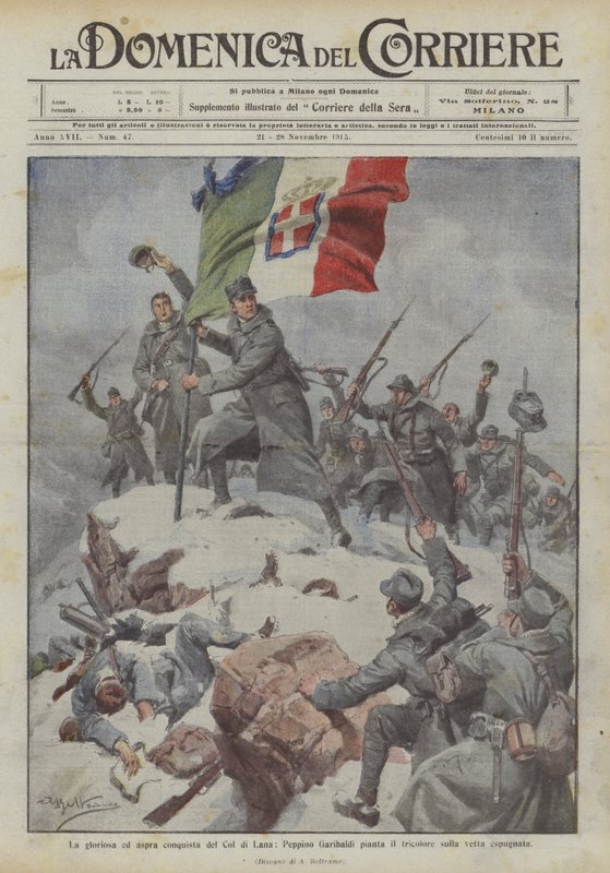 The Glorious and Harsh Conquest of Col di Lana, Peppino Garibaldi ...