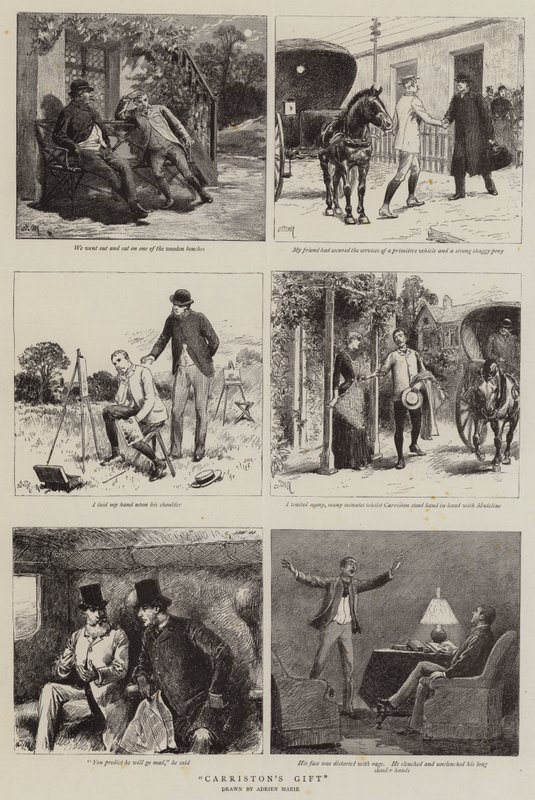 Carriston's Gift by Adrien Emmanuel Marie: Fine art print