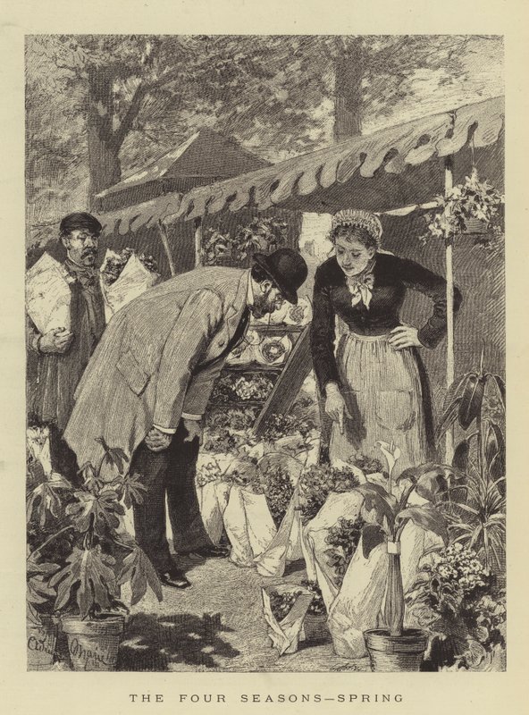 The Four Seasons, Spring by Adrien Emmanuel Marie