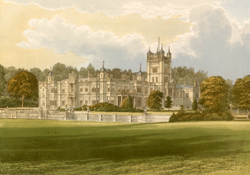 Underley Hall by Alexander Francis Lydon: Fine art print