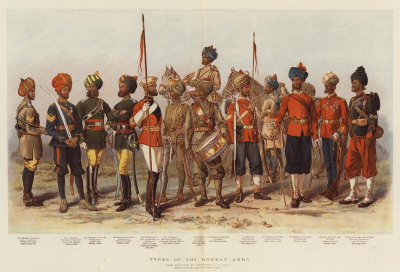 Types of the Bombay Army by Alfred Crowdy Lovett
