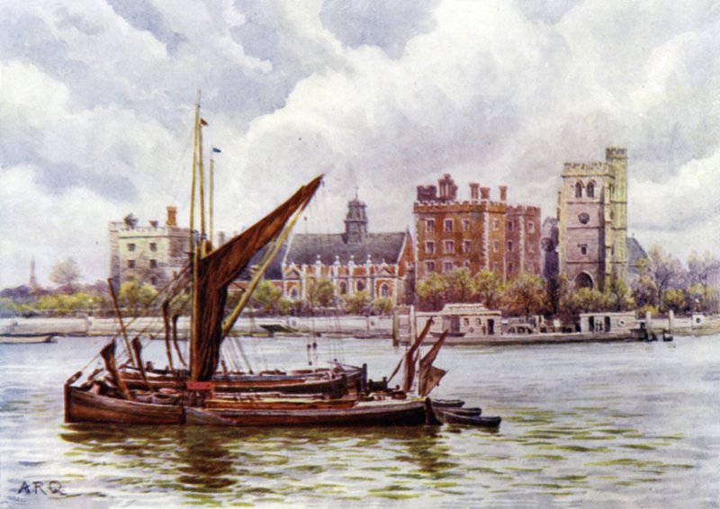 Lambeth Palace by Alfred Robert Quinton: Fine art print