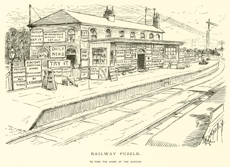 Railway Puzzle by Alfred Courbould: Buy fine art print