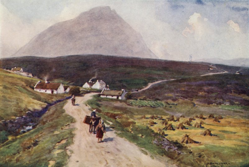 The Road to Dugort, Achill Island by Alfred Heaton Cooper