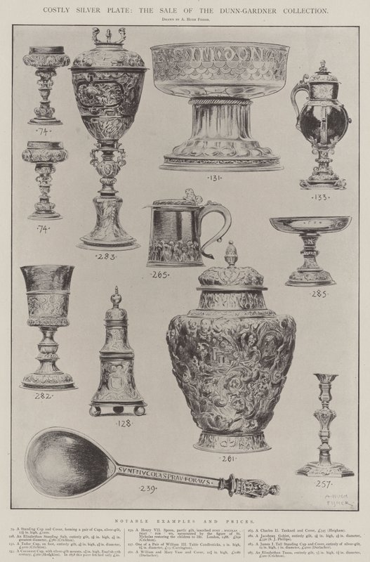 Costly Silver Plate, the Sale of the Dunn-Gardner Collection