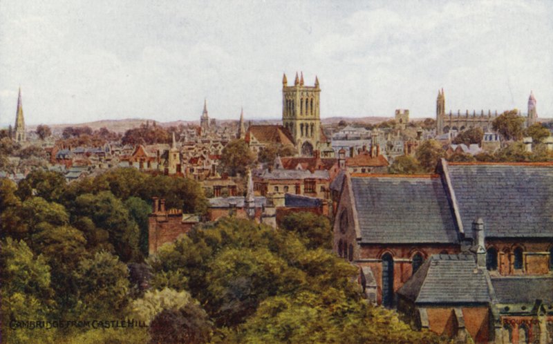 Cambridge, from Castle Hill by Alfred Robert Quinton