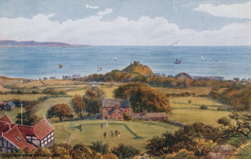 Criccieth from the Golf Links by Alfred Robert Quinton