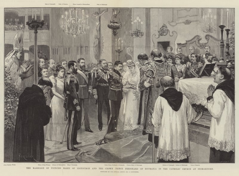 The Marriage of Princess Marie of Edinburgh and the Crown Prince ...