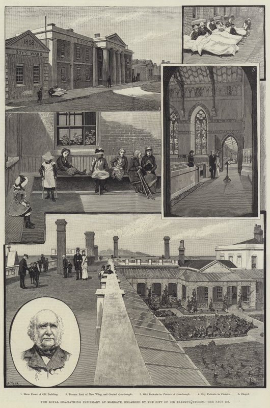 The Royal Sea-Bathing Infirmary at Margate, enlarged by the Gift of Sir ...