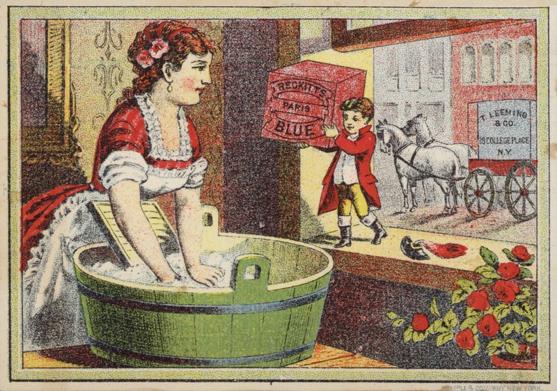 Lady Hand Washing by American School: Buy fine art print