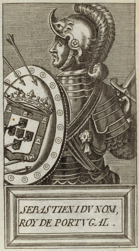 King Sebastian I of Portugal by Andre Thevet: Fine art print