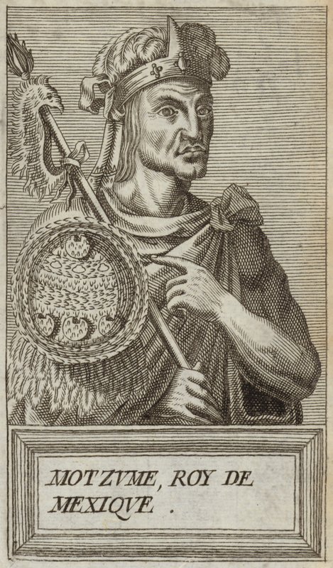 Moctezuma I by Andre Thevet: High-quality fine art print