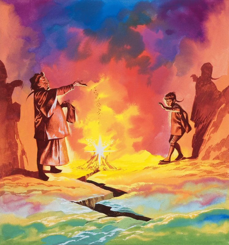 Aladdin and his Wonderful Lamp by Angus McBride