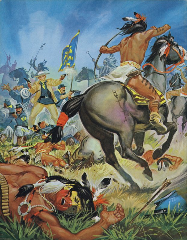 Custer's Last Stand by Angus McBride: Buy fine art print