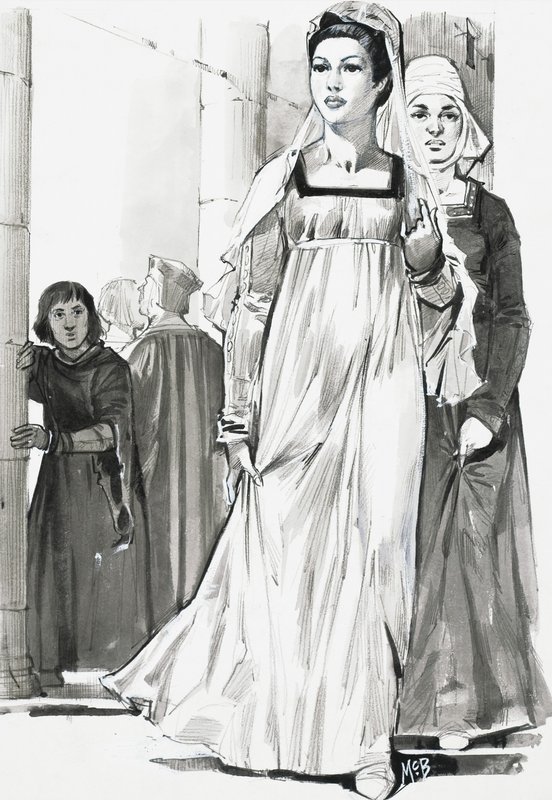 Noblewoman by Angus McBride: High-quality fine art print