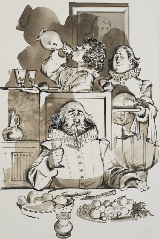 Servants by Angus McBride: Highest-quality art reproduction