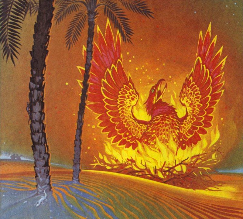 The Phoenix by Angus McBride: Premium art reproduction