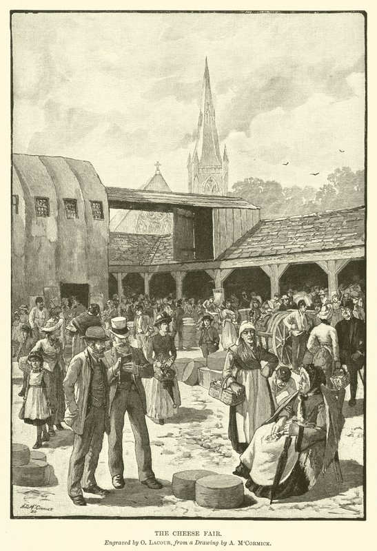 The Cheese Fair by Arthur David McCormick: Fine art print