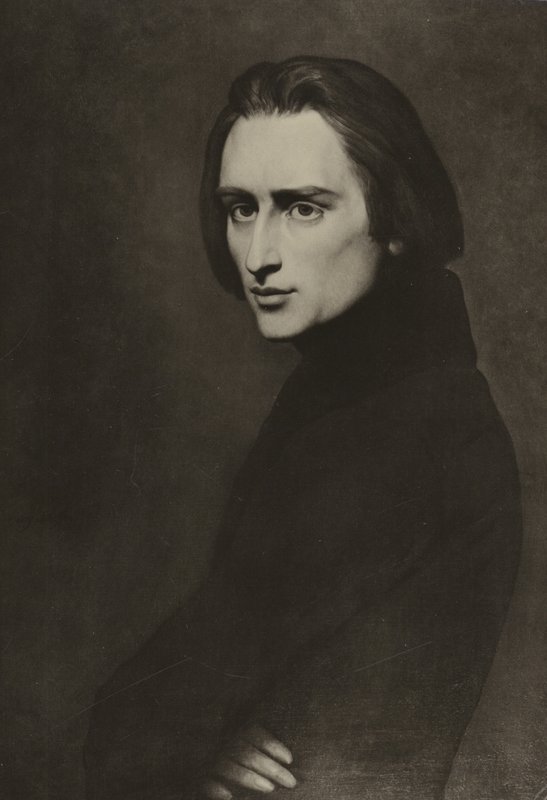 Franz Liszt, Hungarian composer by Ary Scheffer