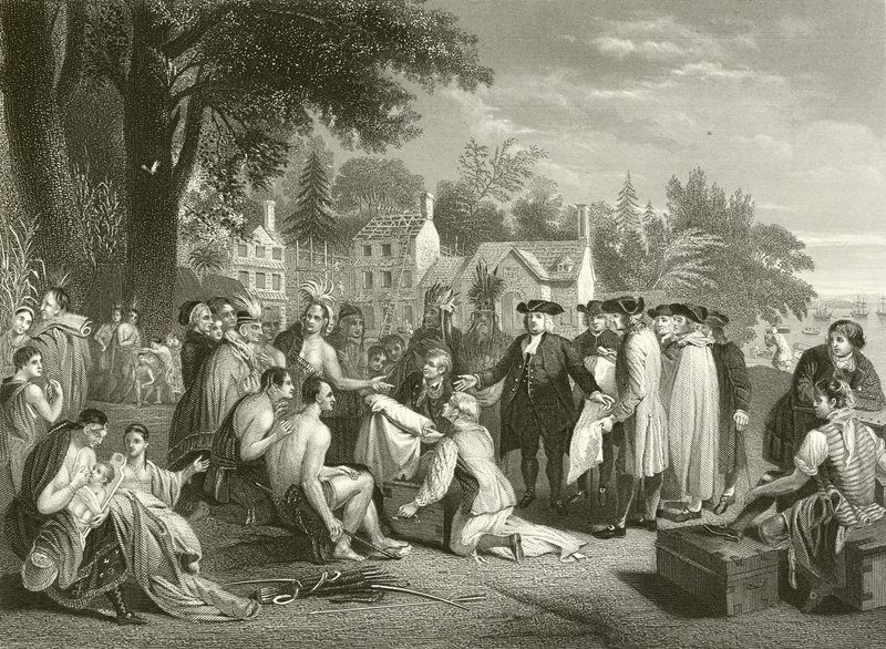 William Penn's treaty with the Indians by Benjamin West