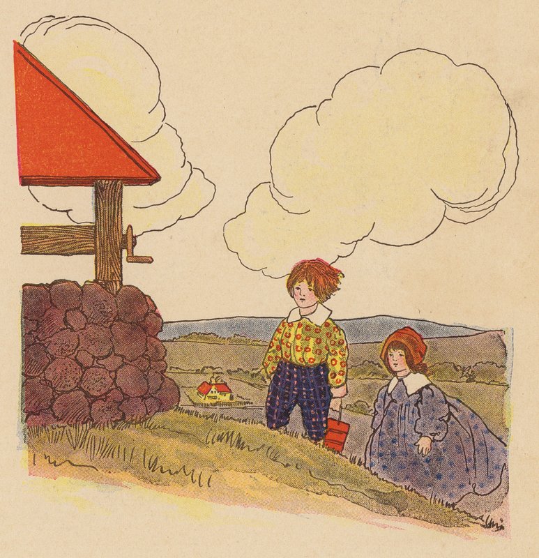 Nursery rhyme: Jack and Jill by Blanche Fisher Wright