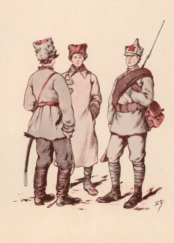 Soldiers of the Soviet Red Army