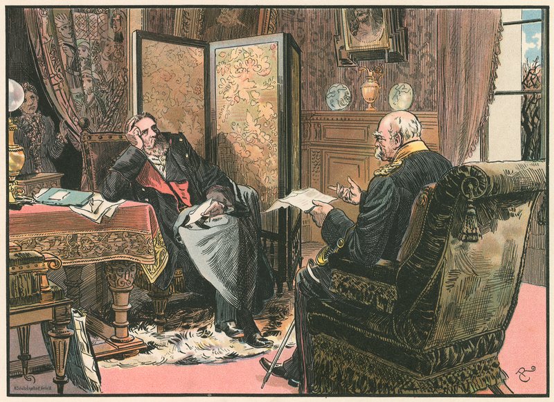 Life of Otto von Bismarck by Carl Rohling: Fine art print