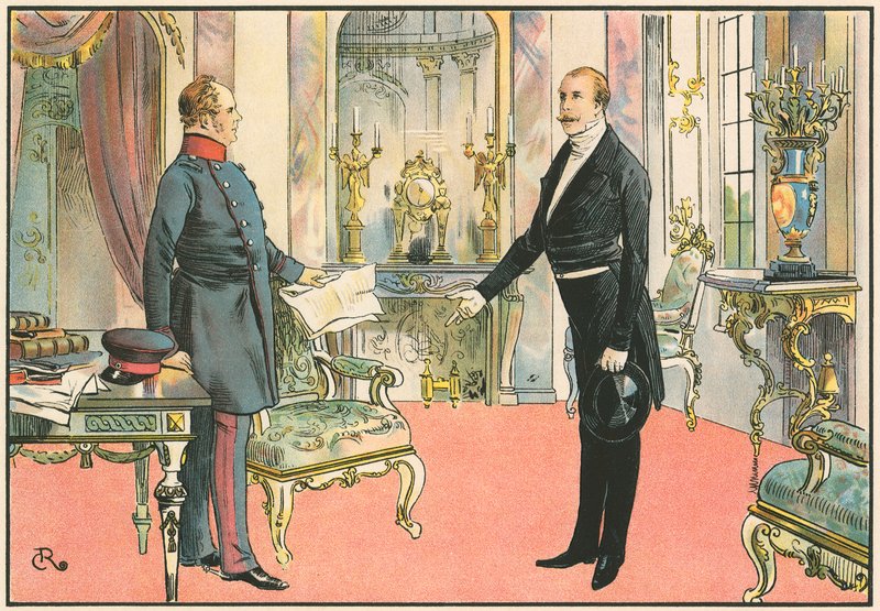 Life of Otto von Bismarck by Carl Rohling: Fine art print