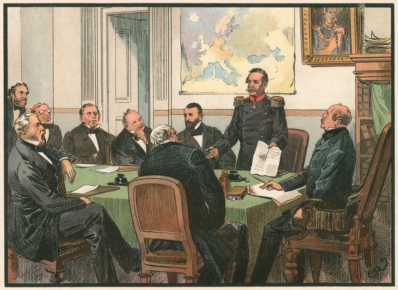 Life of Otto von Bismarck by Carl Rohling: Fine art print