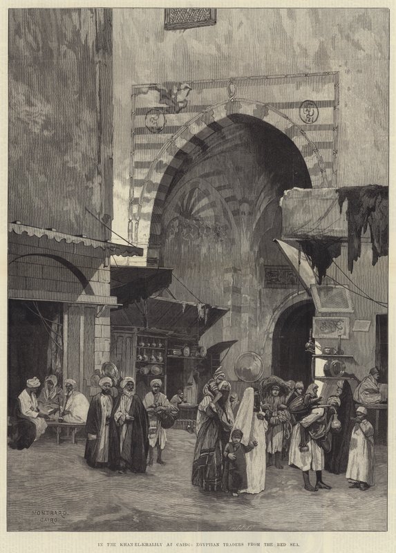 In the Khan el-Khalily at Cairo, Egyptian Traders from the Red Sea