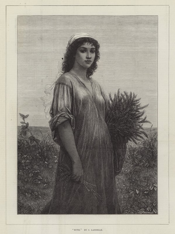 Ruth by Charles Landelle: Highest-quality art reproduction