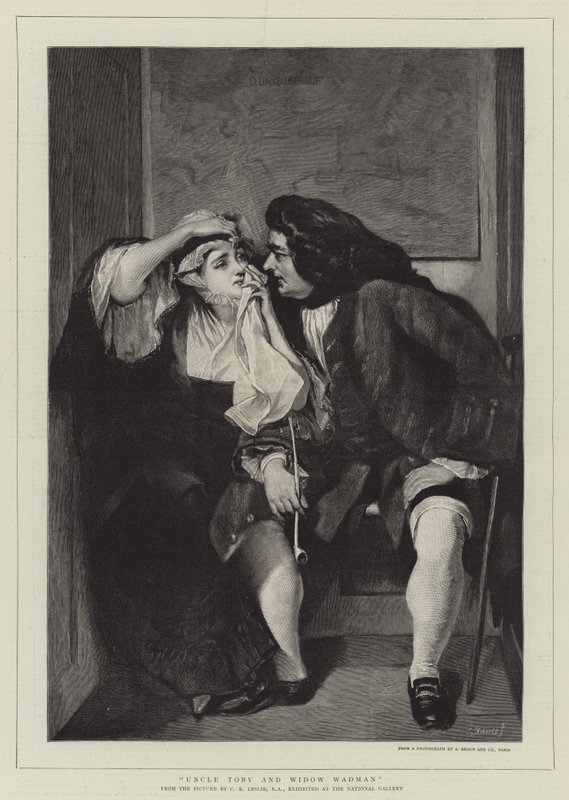 Uncle Toby and Widow Wadman by Charles Robert Leslie