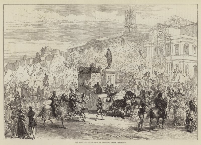 The Petrarch Celebration at Avignon, Grand Procession