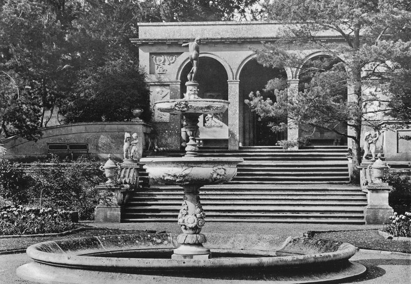 The Loggia and Fountain by Charles Latham: Fine art print