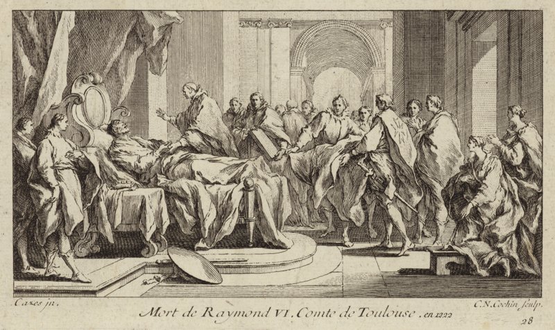 Death of Raymond VI, Count of Toulouse