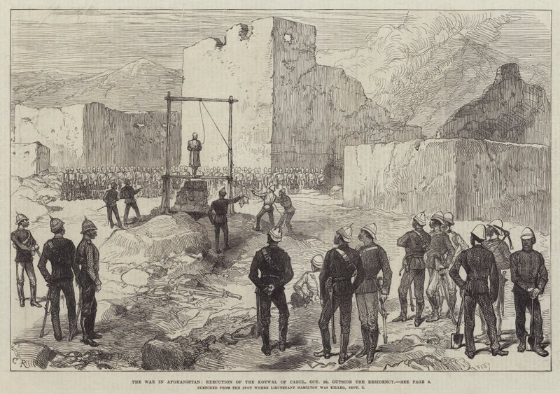The War in Afghanistan, Execution of the Kotwal of Cabul