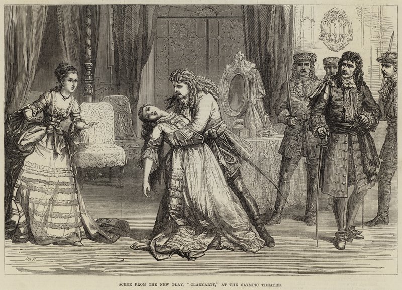 Scene from the New Play, Clancarty, at the Olympic Theatre