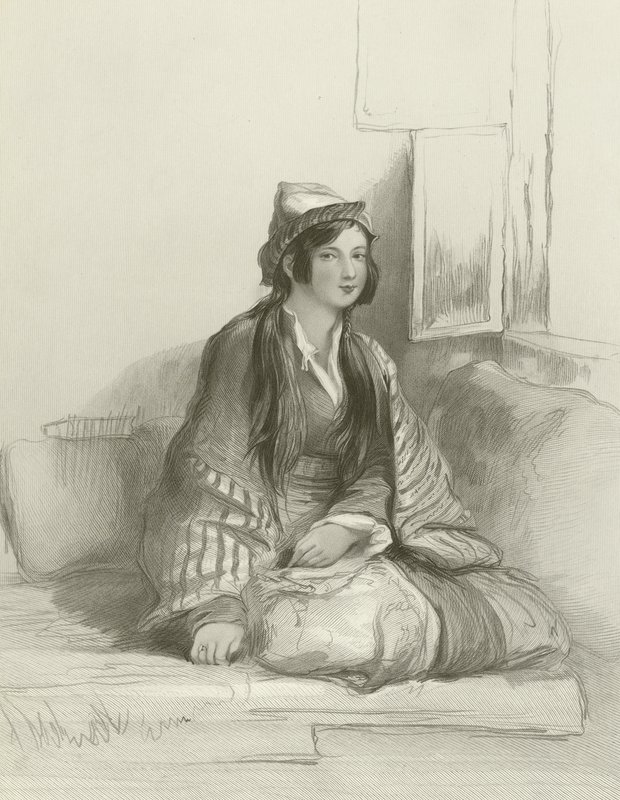 A Circassian Lady by David Wilkie: Buy fine art print