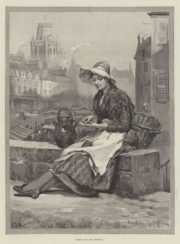 Saving for the Wedding by Davidson Knowles: Fine art print