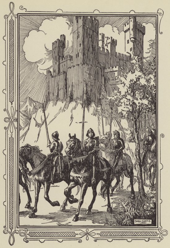 Sir Galahad at the Abbey by Dora Curtis: Fine art print