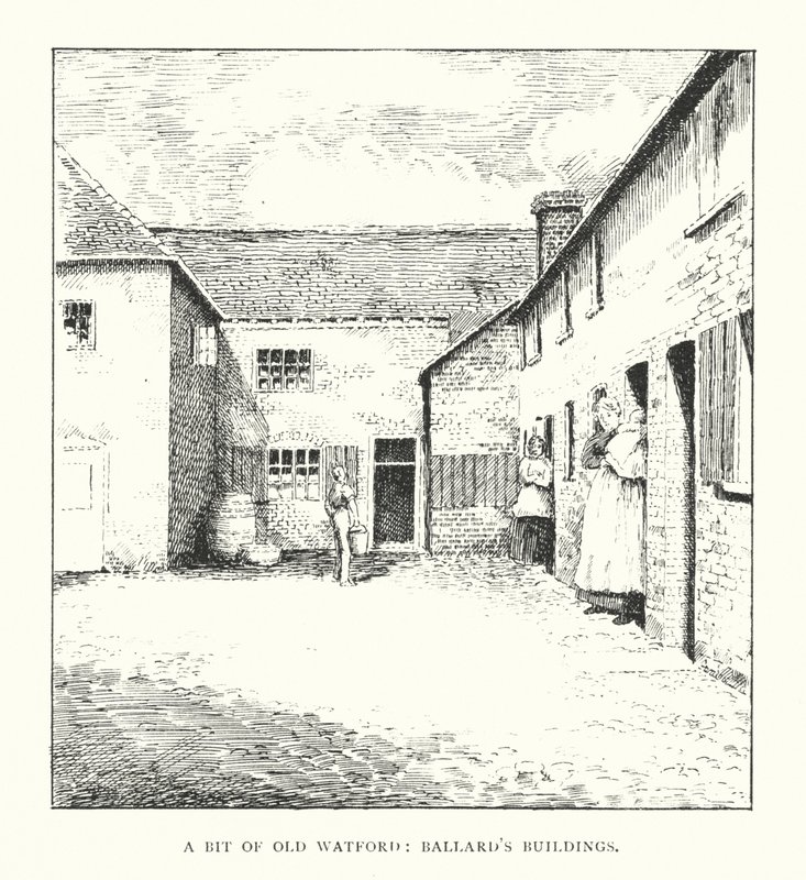 A Bit of Old Watford, Ballard's Buildings by Duncan Moul