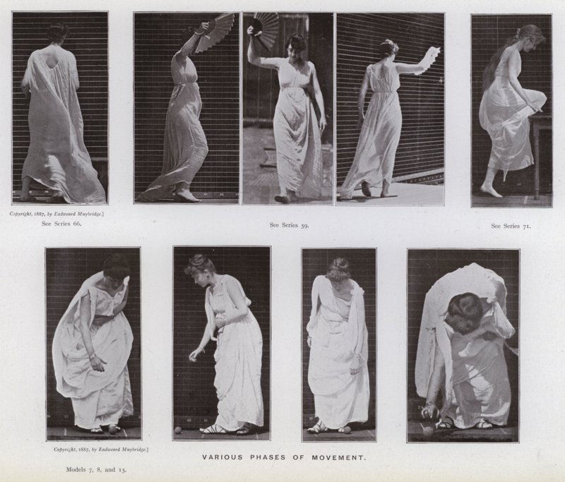 The Human Figure in Motion: Various phases of movement