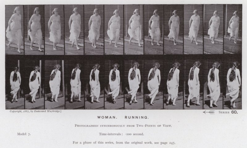 The Human Figure in Motion: Woman, Running