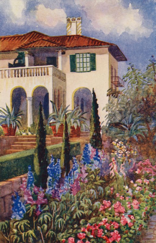 A Corner of the Garden at Villa Arcadia, Johannesburg