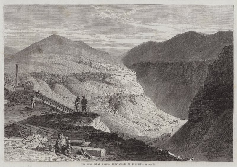 The Suez Canal Works, Excavations at El-Girsh